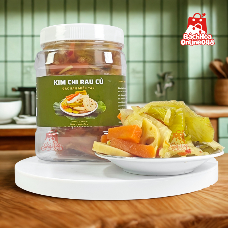Vegetable Kimchi Box 650g Crispy, Fragrant, Easy to Eat Every Day ...