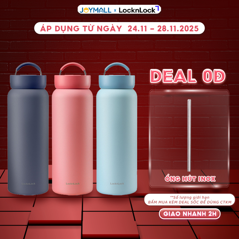 LocknLock Jumbo Tumbler 900ml LHC4300, Genuine product, stainless steel ...