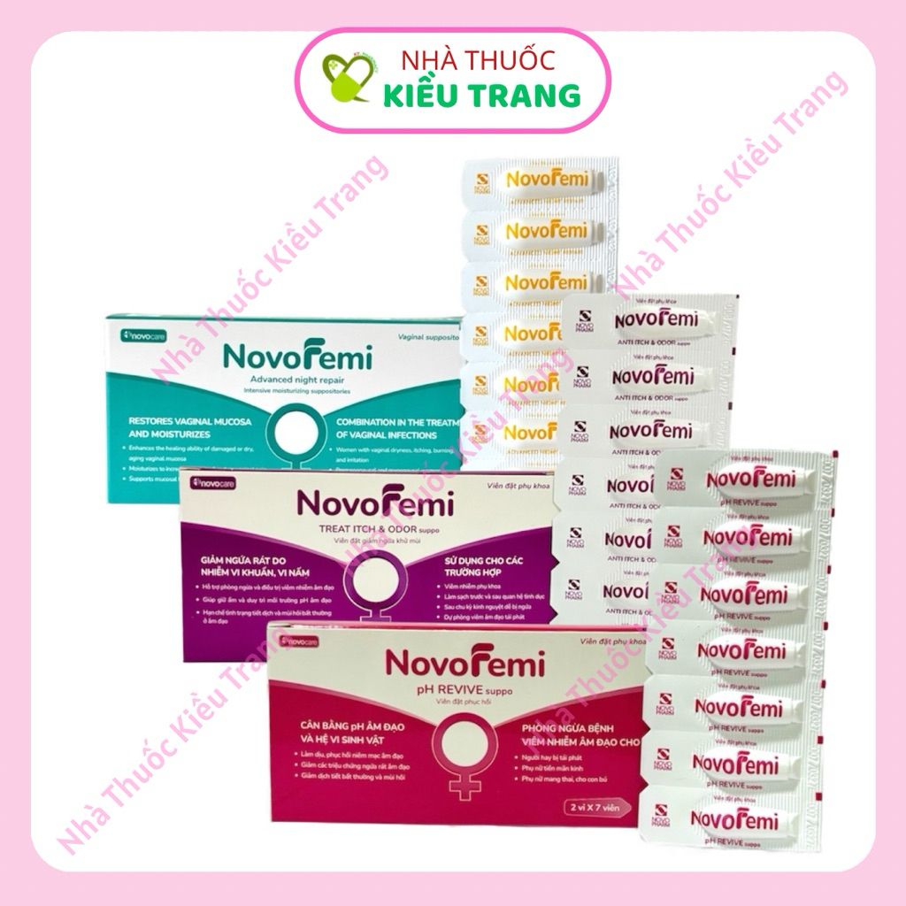[Name covered] Novofemi Blue Purple Pink suppositories - Cleans ...