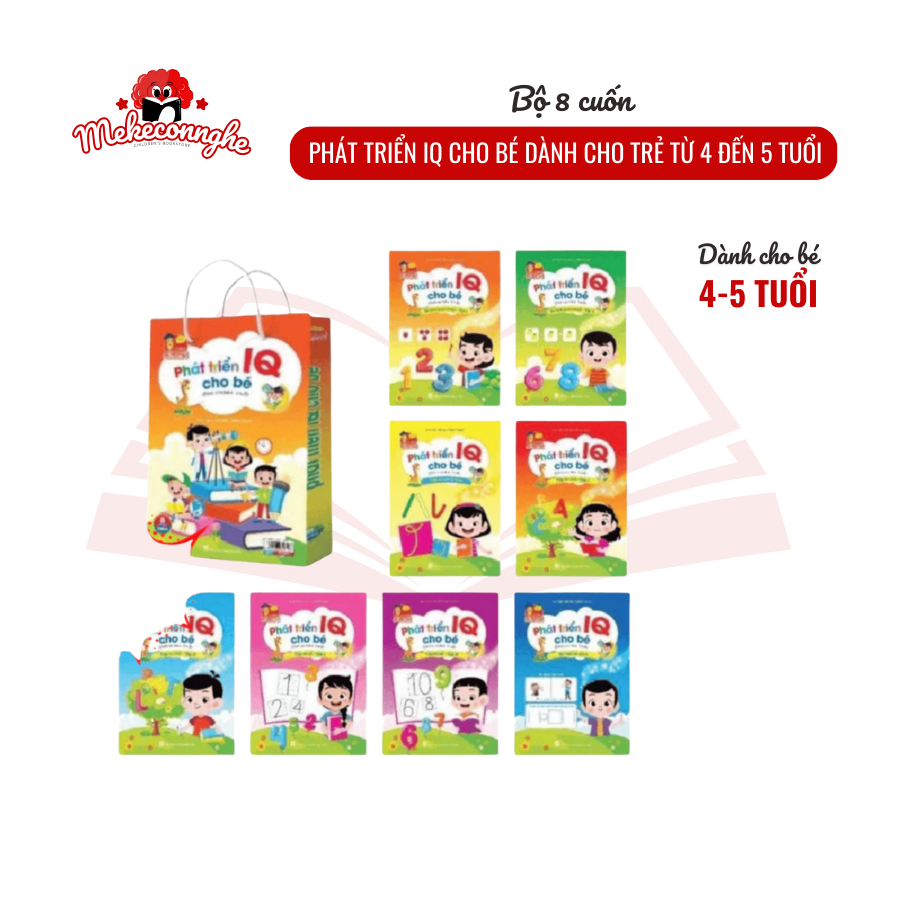 Baby IQ Development Book for children from 4 to 5 years old (Set of 8 ...