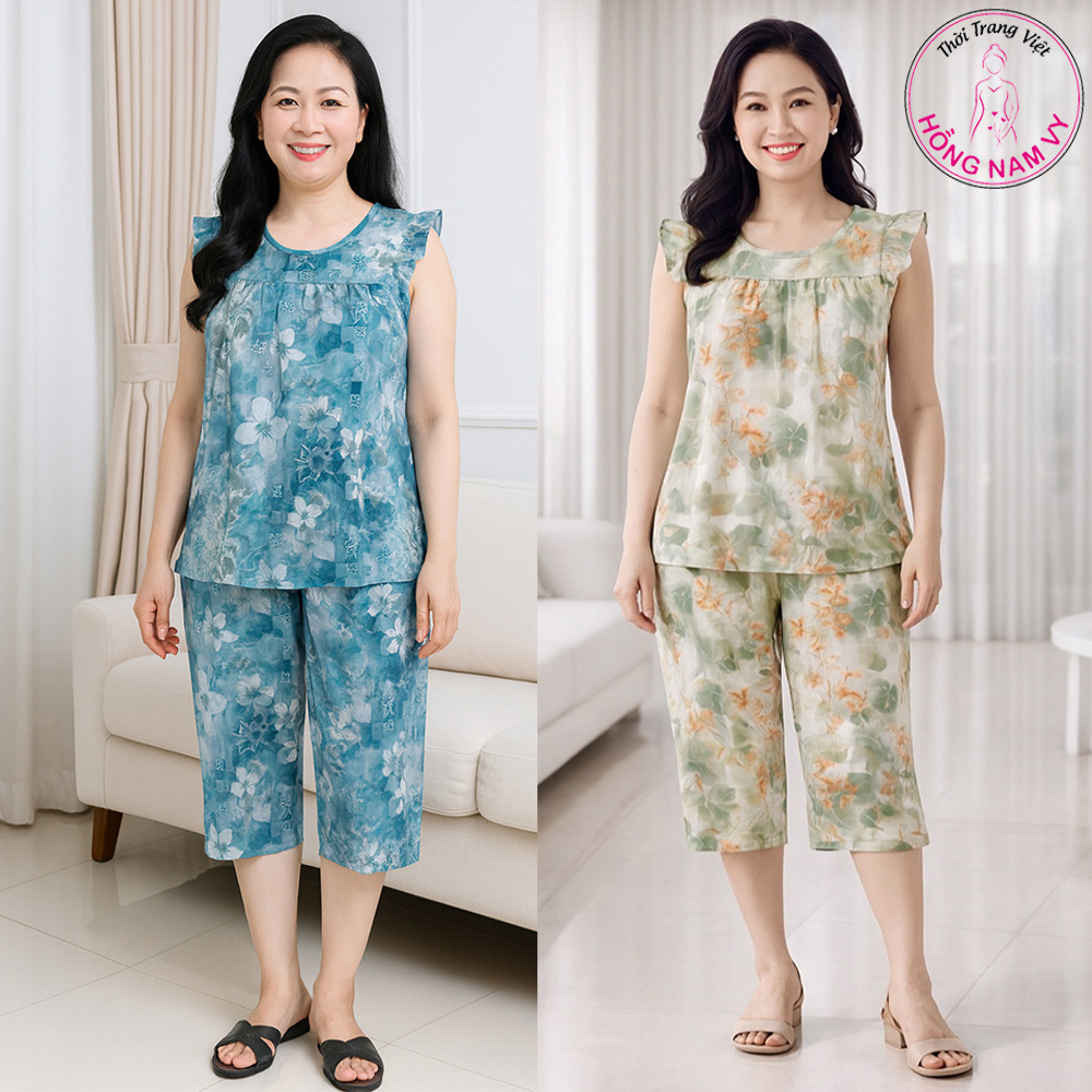 HONG NAM VY middle-aged outfit with fairy wings and 2-skin linen ...