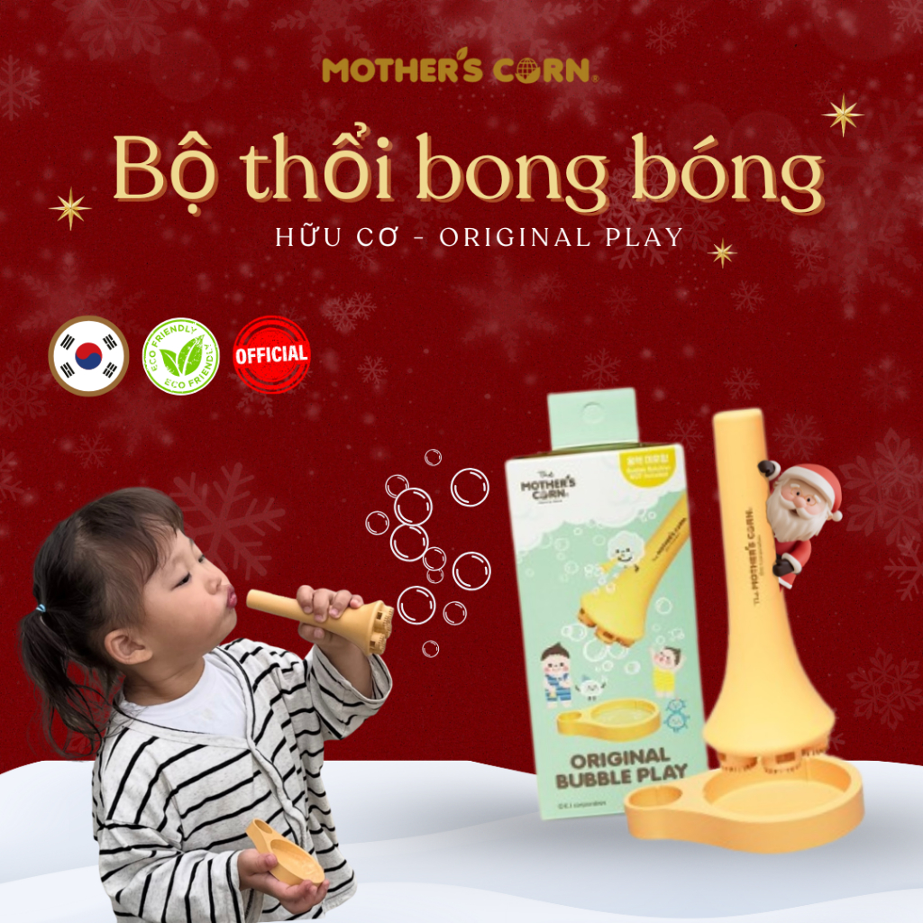 Original Bubble Play Mother's Corn Organic Bubble Blowing Toy Set ...