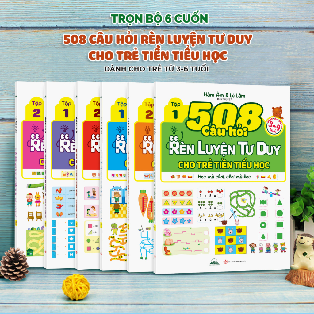 Book - Combo of 6 Books - 508 Questions to Train Thinking for Pre ...