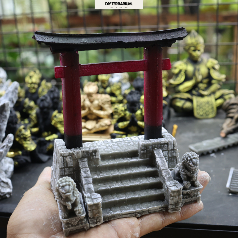 Torii Gate Model for Small Landscape Decoration - Width 14cm | Shopee ...