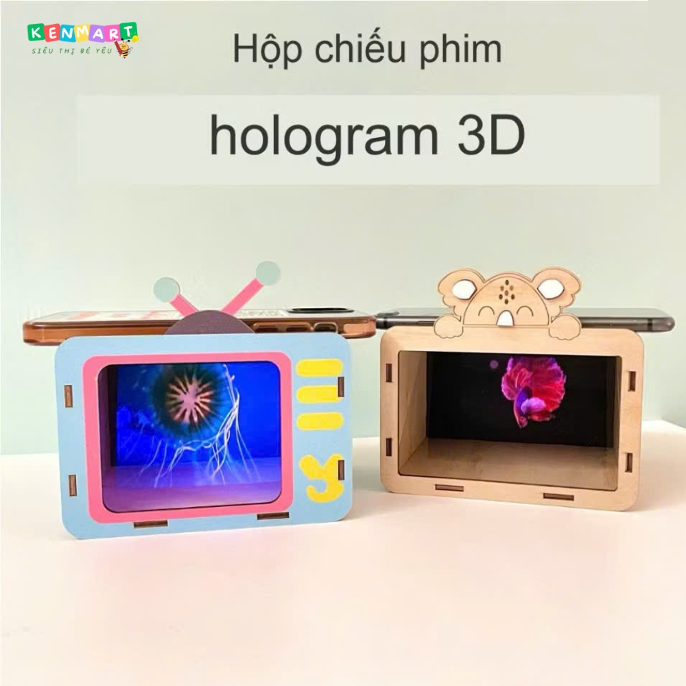 [LARGE BOX] 3D Hologram projection box for children, 3D movie ...