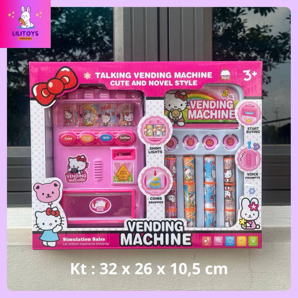 Hello Kitty vending machine toy for children, mini vending machine ...