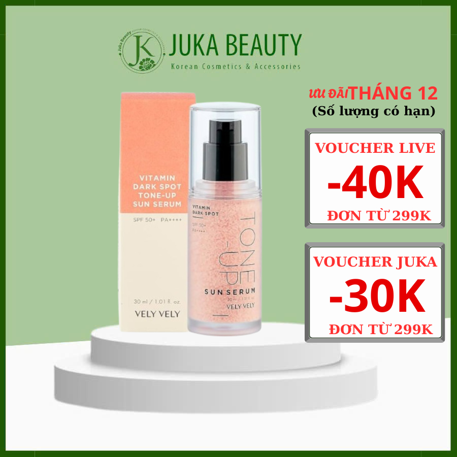 Vely Vely Vitamin Dark Spot Tone Up Sun Serum SPF50+ PA++++_30ml ...