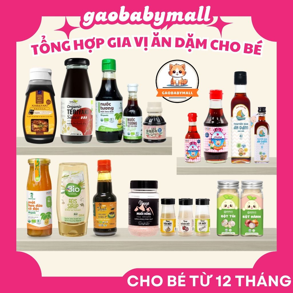 Compilation of weaning spices for babies from 12 months old (Fish sauce ...