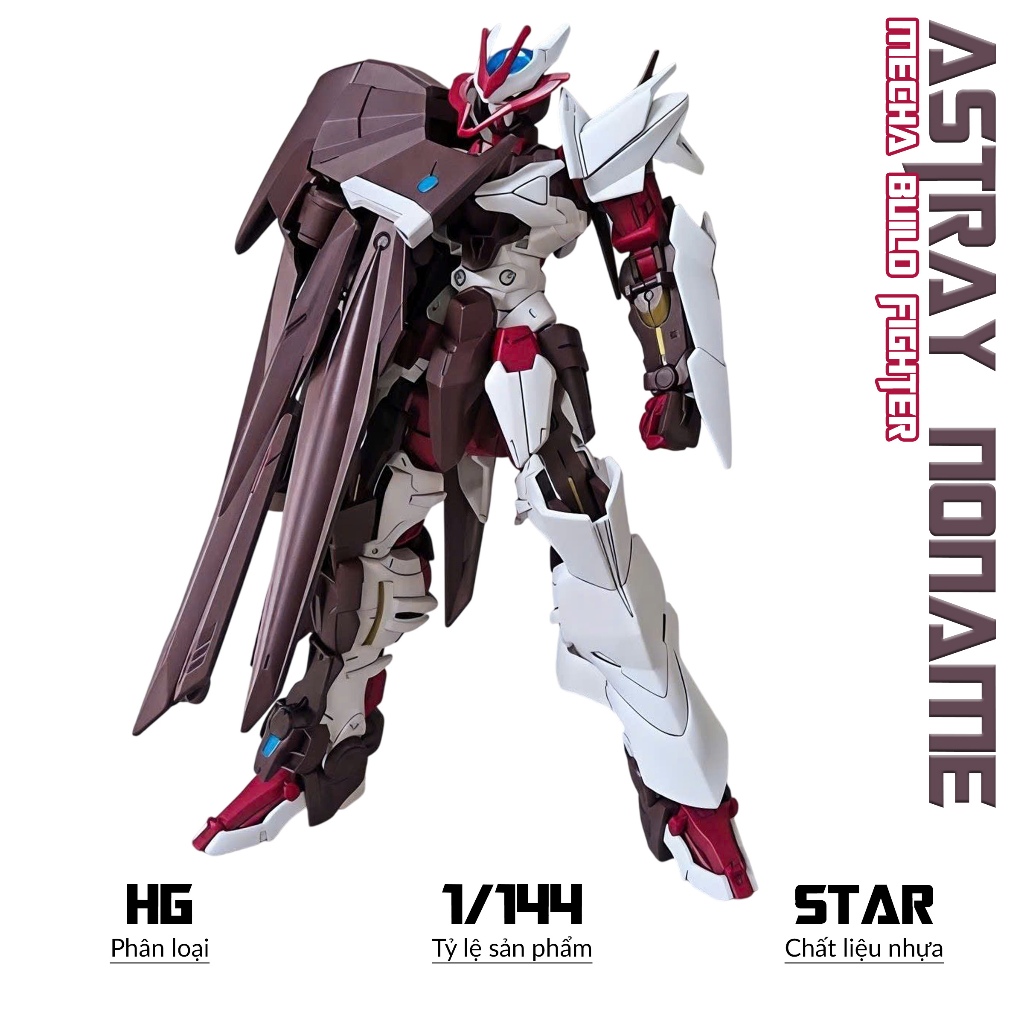 HG Astray No-Name Model, 1/144 Mecha, Plastic Assembly Toy | Shopee ...