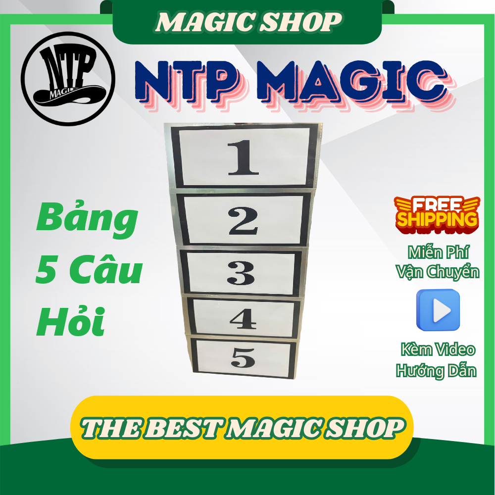 Magic Table of 5 Super Magic Questions, Super Thick A4 Paper | Shopee ...