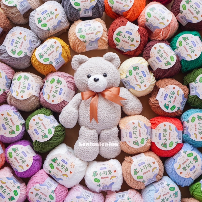 Xiaoke Microfiber Fluffy Wool - crocheting stuffed animals/knitting ...