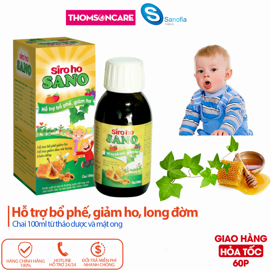 Cough syrup for babies, Sano Sanofia cough syrup - helps nourish lungs ...