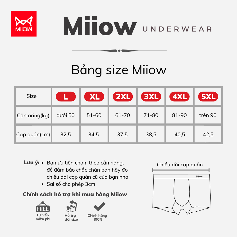 Box of 3 Miiow men's briefs, anti-odor, antibacterial, ultra-thin triangle cold elastic boxer ...