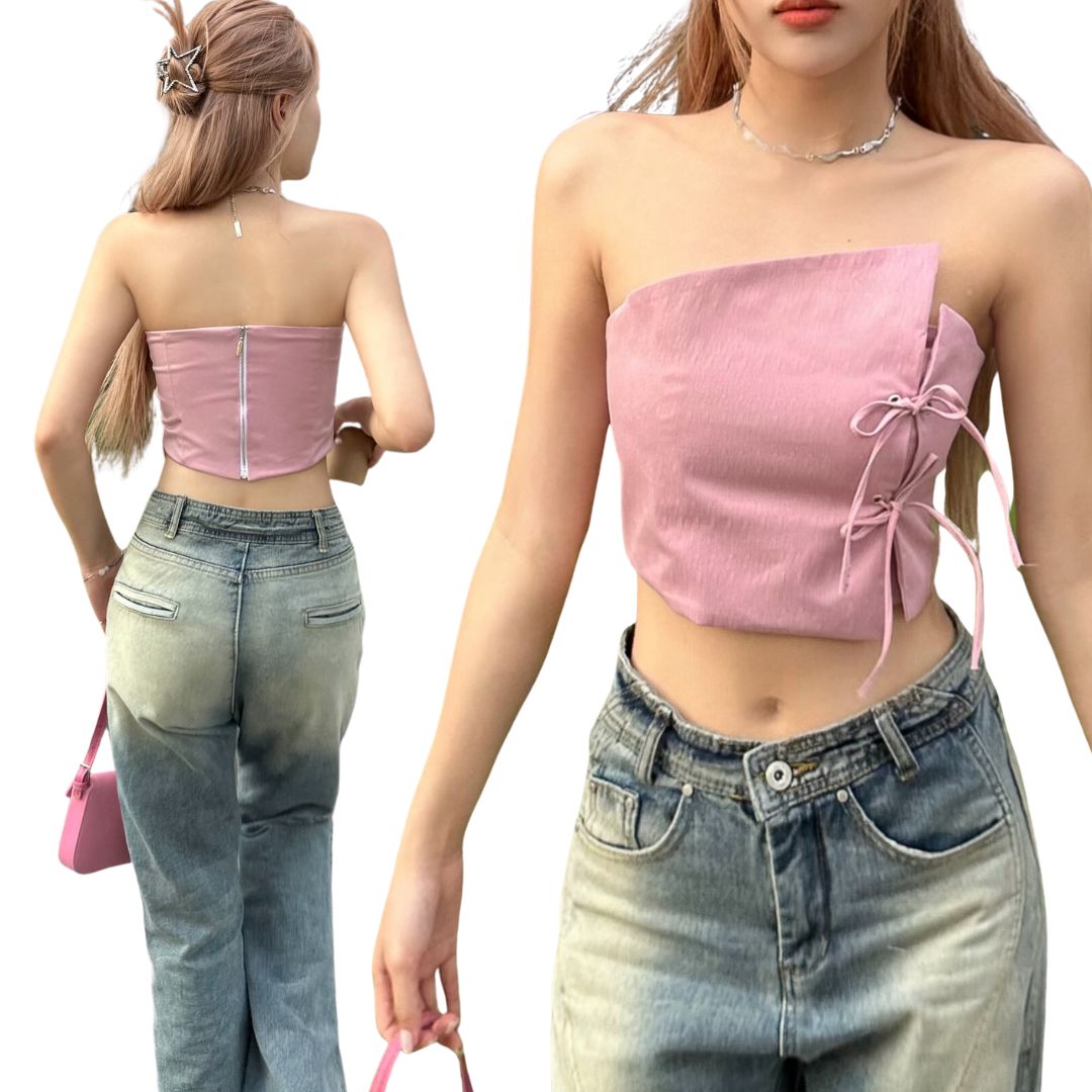 Designer tube top | CICI TOP - CLÉLIE | Shopee Philippines