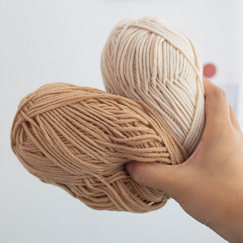 Milk Cow Wool Roll 50gram Table 92 Colors, Cow Milk Wool Crochet Cotton ...