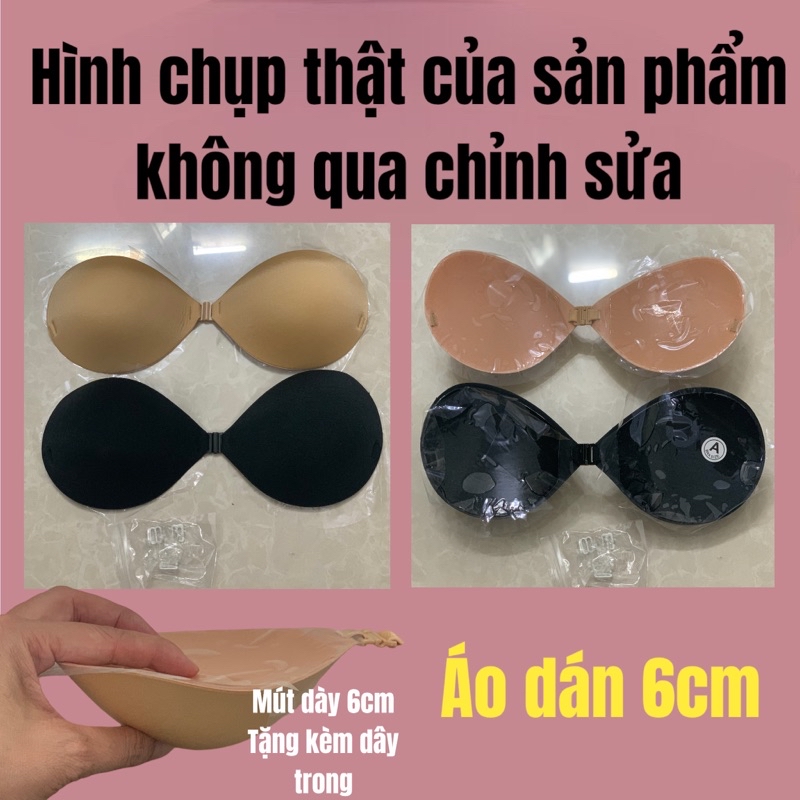 6cm thick padded breast augmentation bra with super lift stickers, 6cm ...
