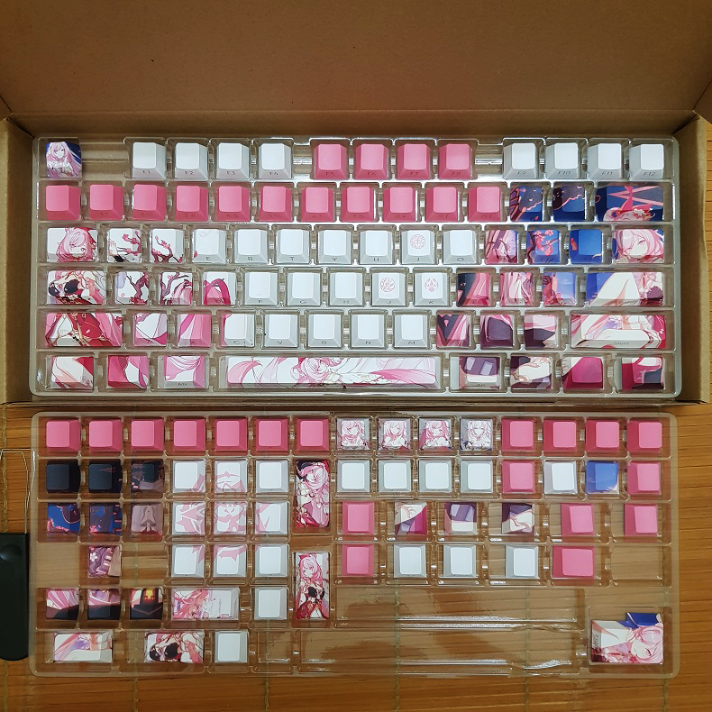 Keycap Honkai Impact 3 Elysia thick PBT ninja through led in dyesub 5 ...