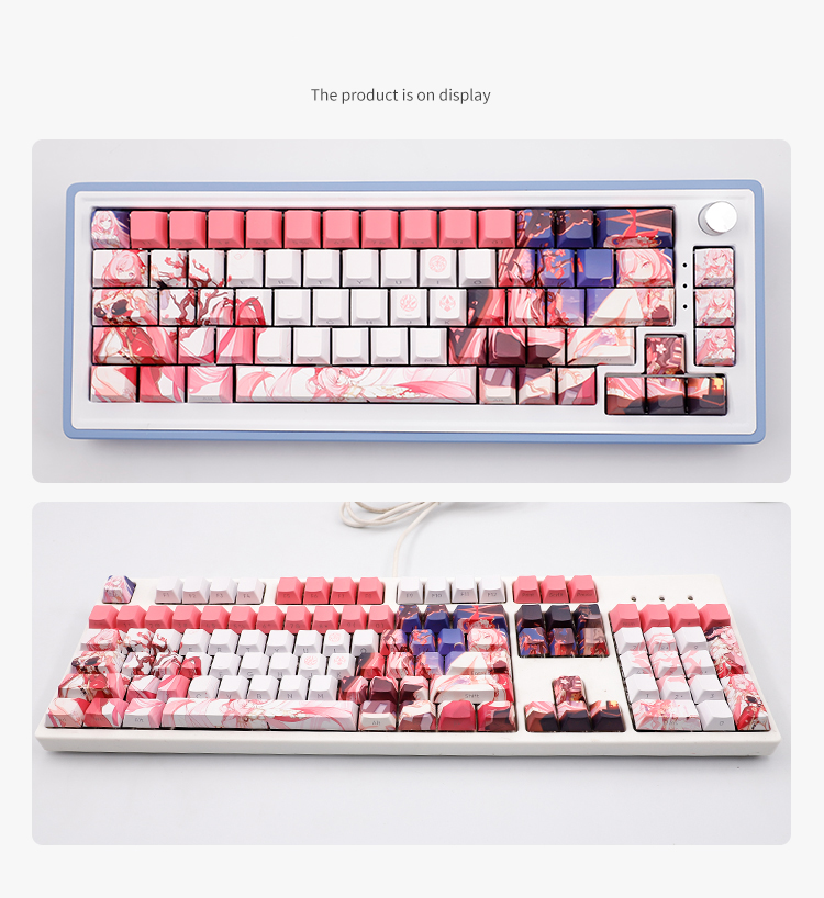 Keycap Honkai Impact 3 Elysia thick PBT ninja through led in dyesub 5 ...