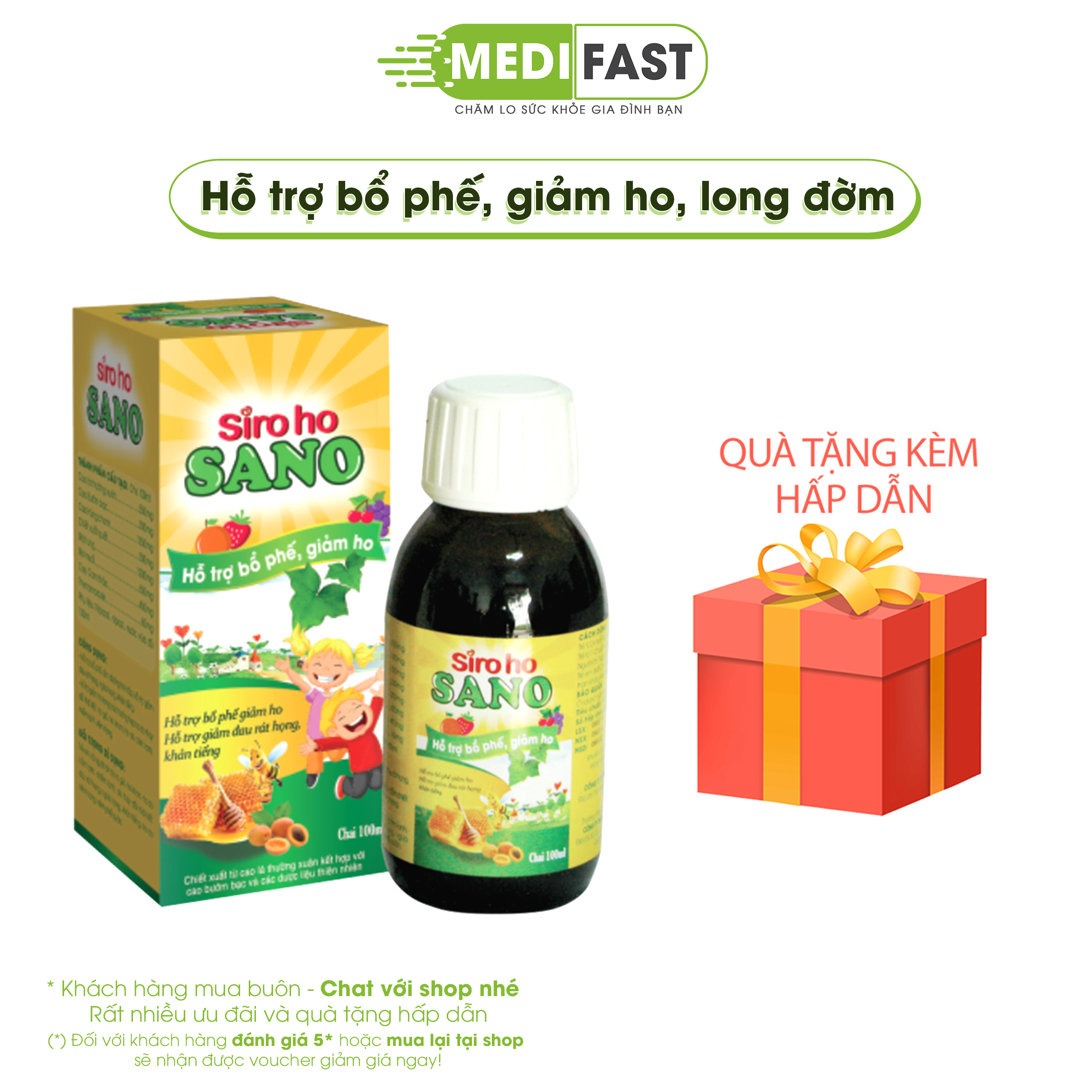 Sano Sanofia cough syrup supports lung health, warms the respiratory ...