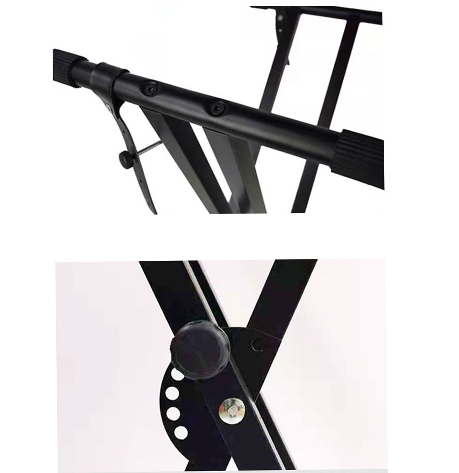 Piano Stand, Organ and Piano Stand - Single and Double Folding X Stand ...