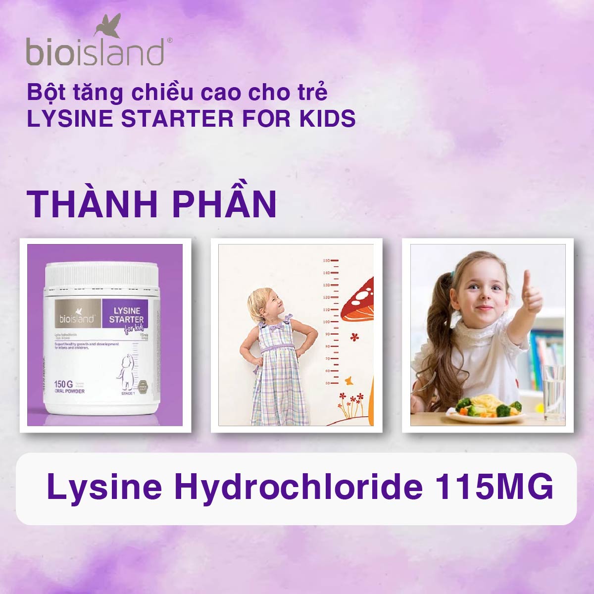 Bioisland Lysine powder supports comprehensive development of weight ...