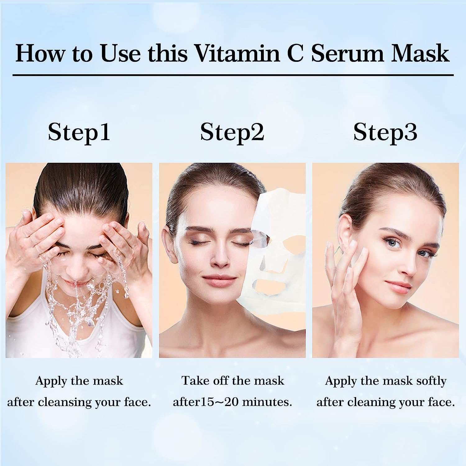 Moisturizing, darkening, and rejuvenating paper mask from avocado and ...