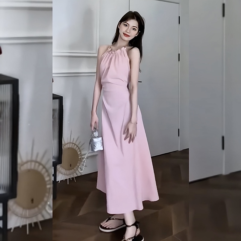 Pink/black/blue/white CUT BACK MAXI DRESS MINA DRESS FOR THE BEACH AND ...