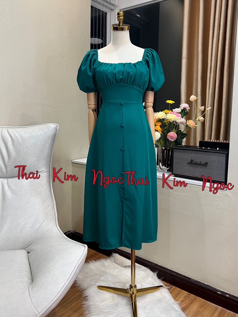 Beautiful maxi dress with puffy sleeves | Shopee Philippines