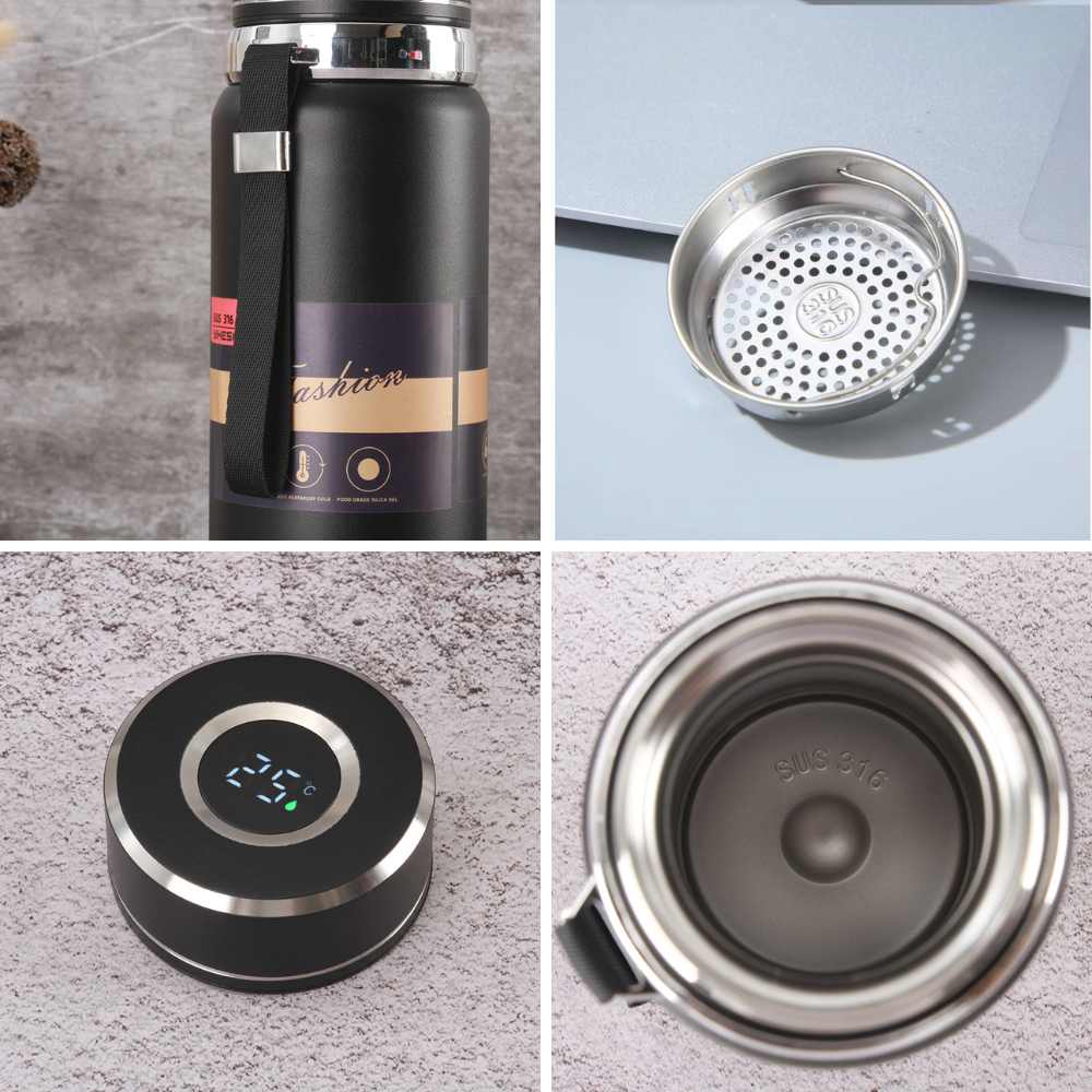 600ml to 1000ml thermos with convenient tea filter lid and 316 ...
