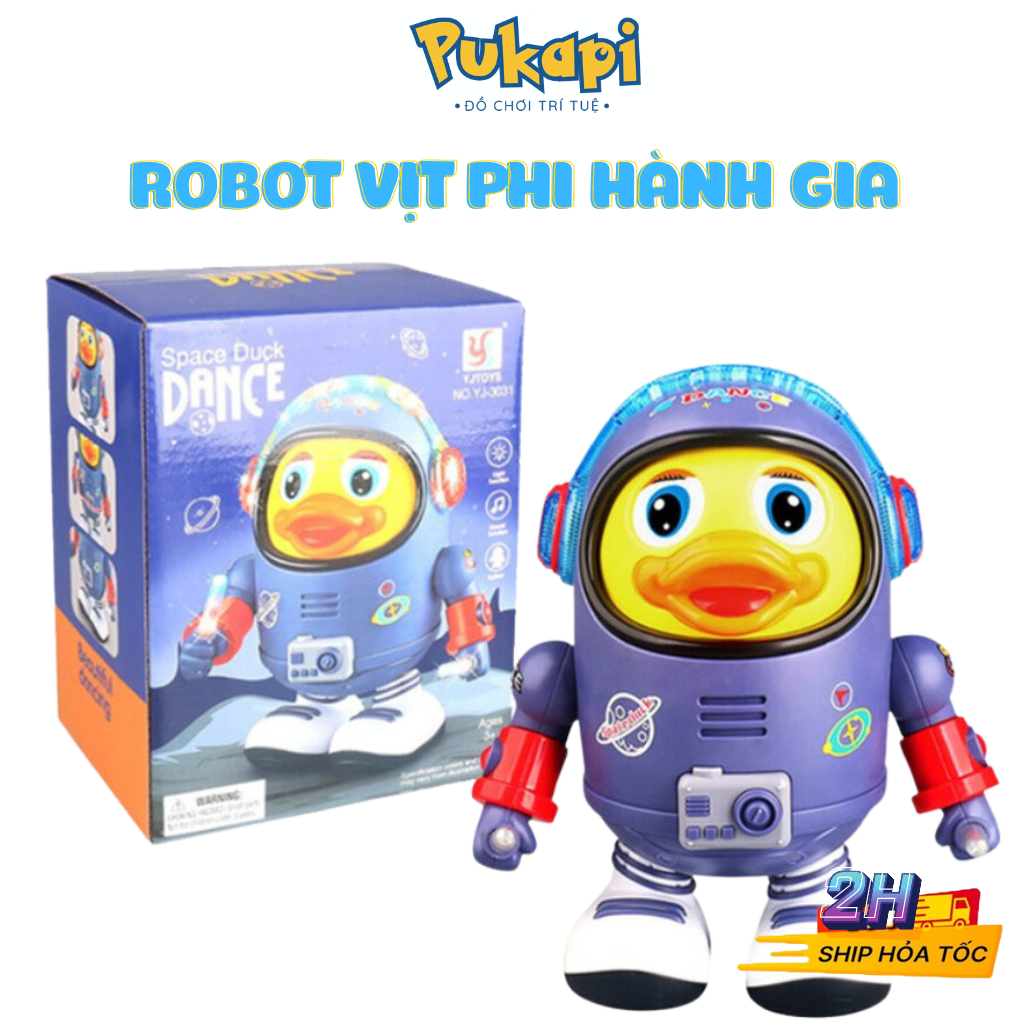 Space Duck Dance Astronaut Dancing Robot Toy with Fun Music Space Duck ...
