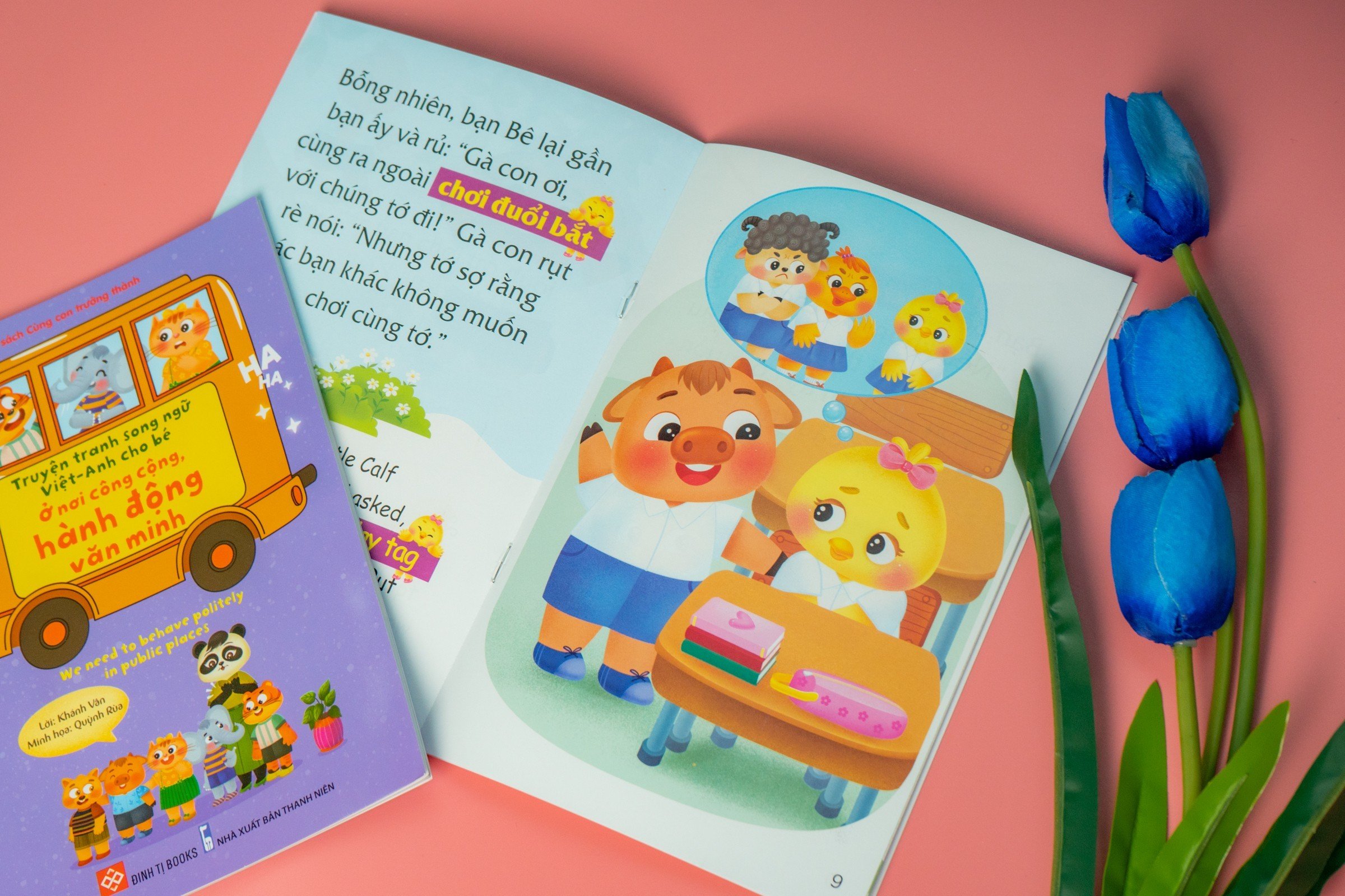 Books - Vietnamese - English bilingual comics for children (Combo of 10 ...