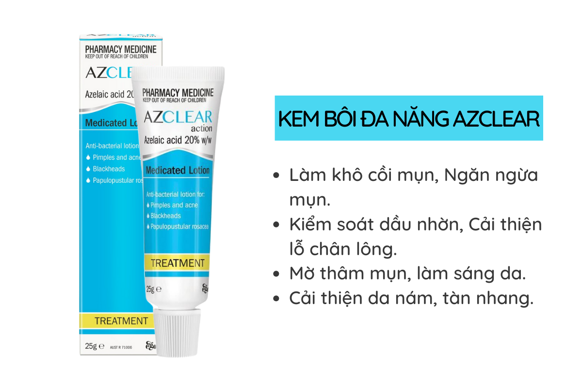 Azclear action Multi-purpose cream with 20% azelaic acid similar to ...