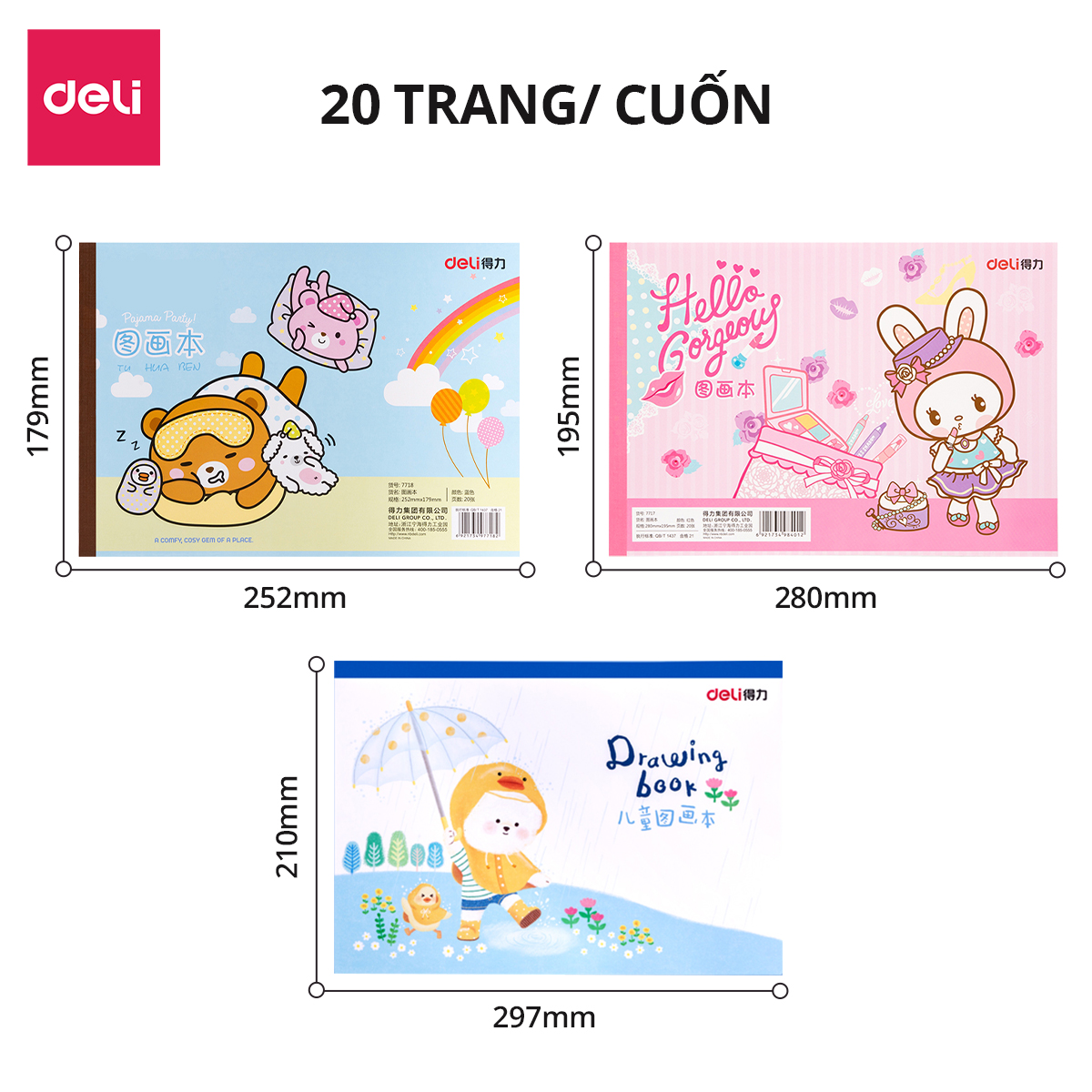 Student Drawing Notebook Coloring Practice for Children A4/B5 Deli ...