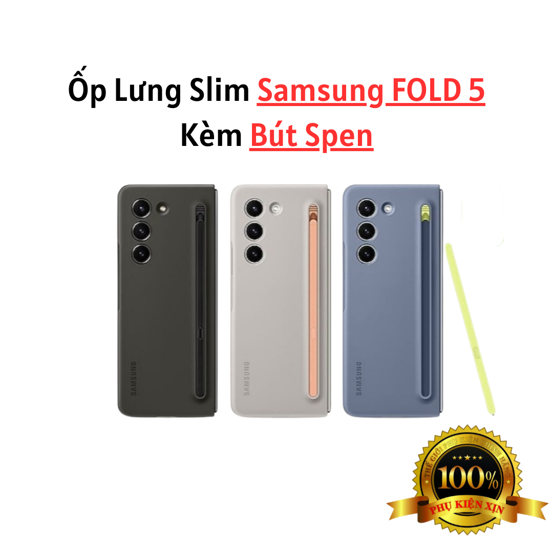 Genuine Samsung Galaxy Fold 5 Slim Case with Nobox Spen Pen (New ...