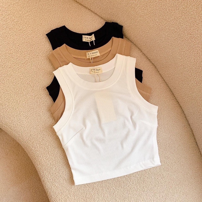 Women's REVERSE TRACKET, crop top Sleeveless Women's body-hugging tank ...