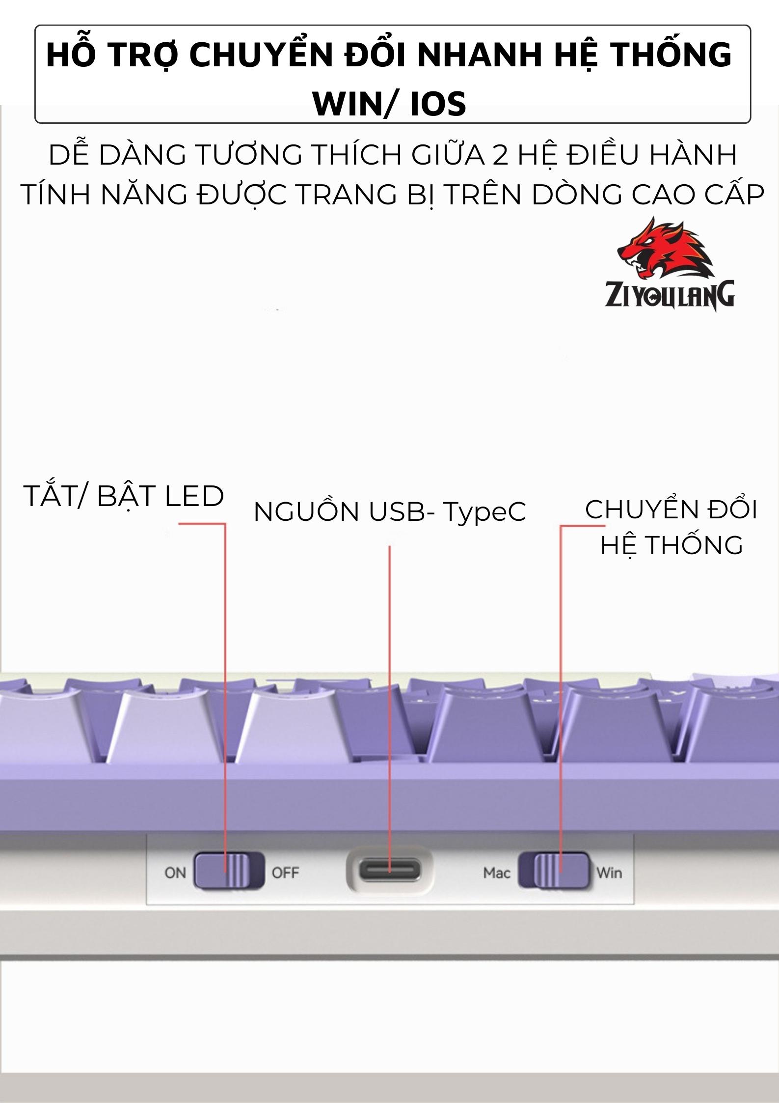 Ziyoulang X87 LED Pro Gaming Computer Mechanical Keyboard Extremely ...