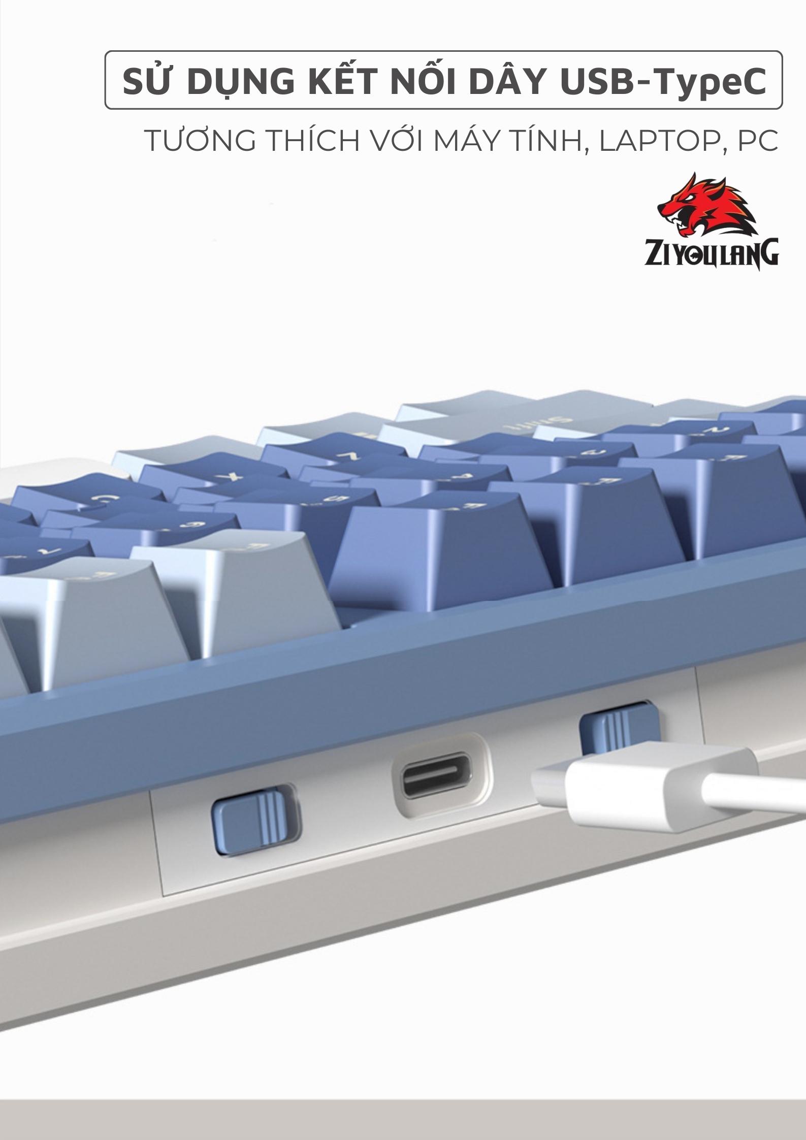 Ziyoulang X87 LED Pro Gaming Computer Mechanical Keyboard Extremely ...