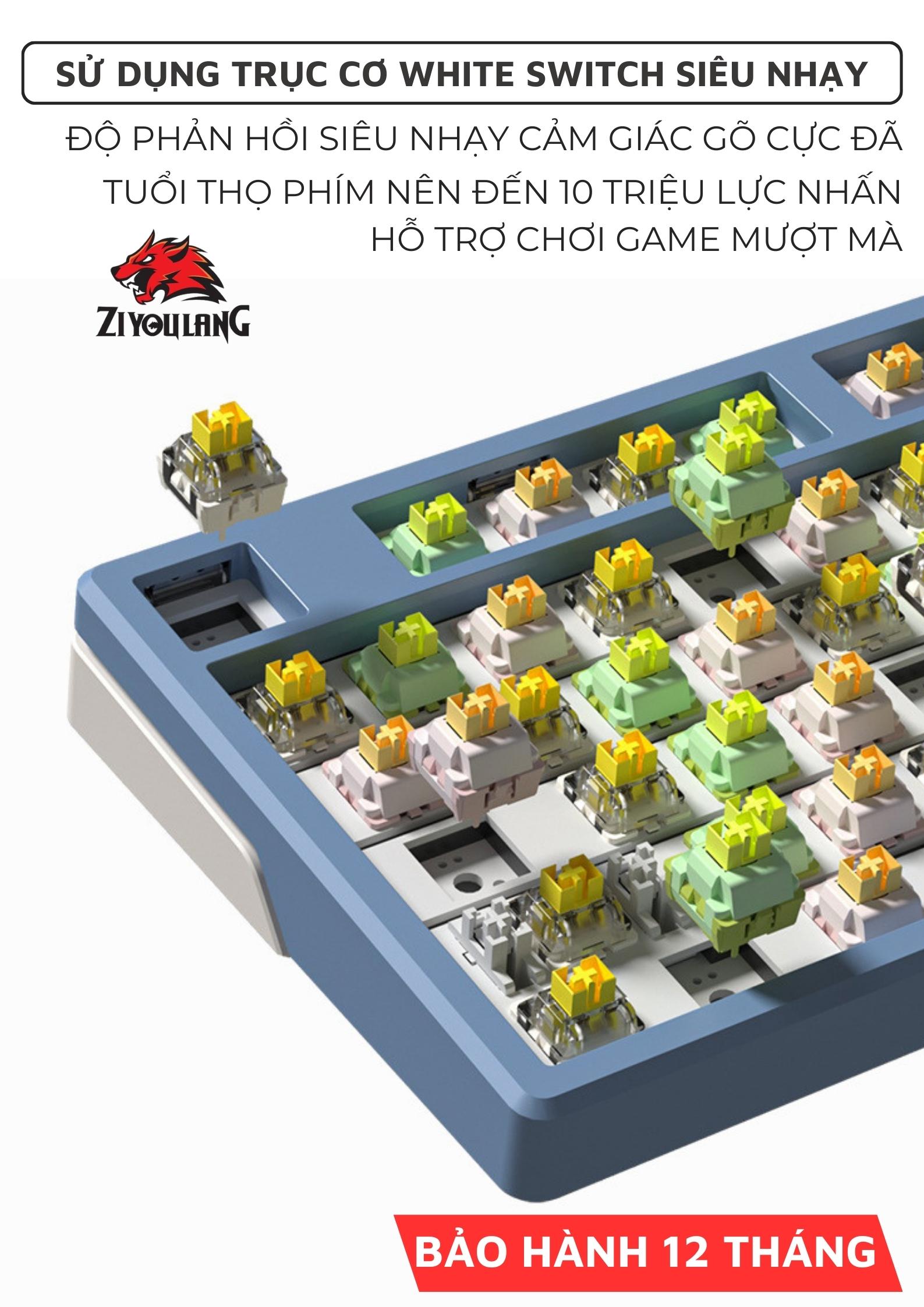 Ziyoulang X87 LED Pro Gaming Computer Mechanical Keyboard Extremely ...