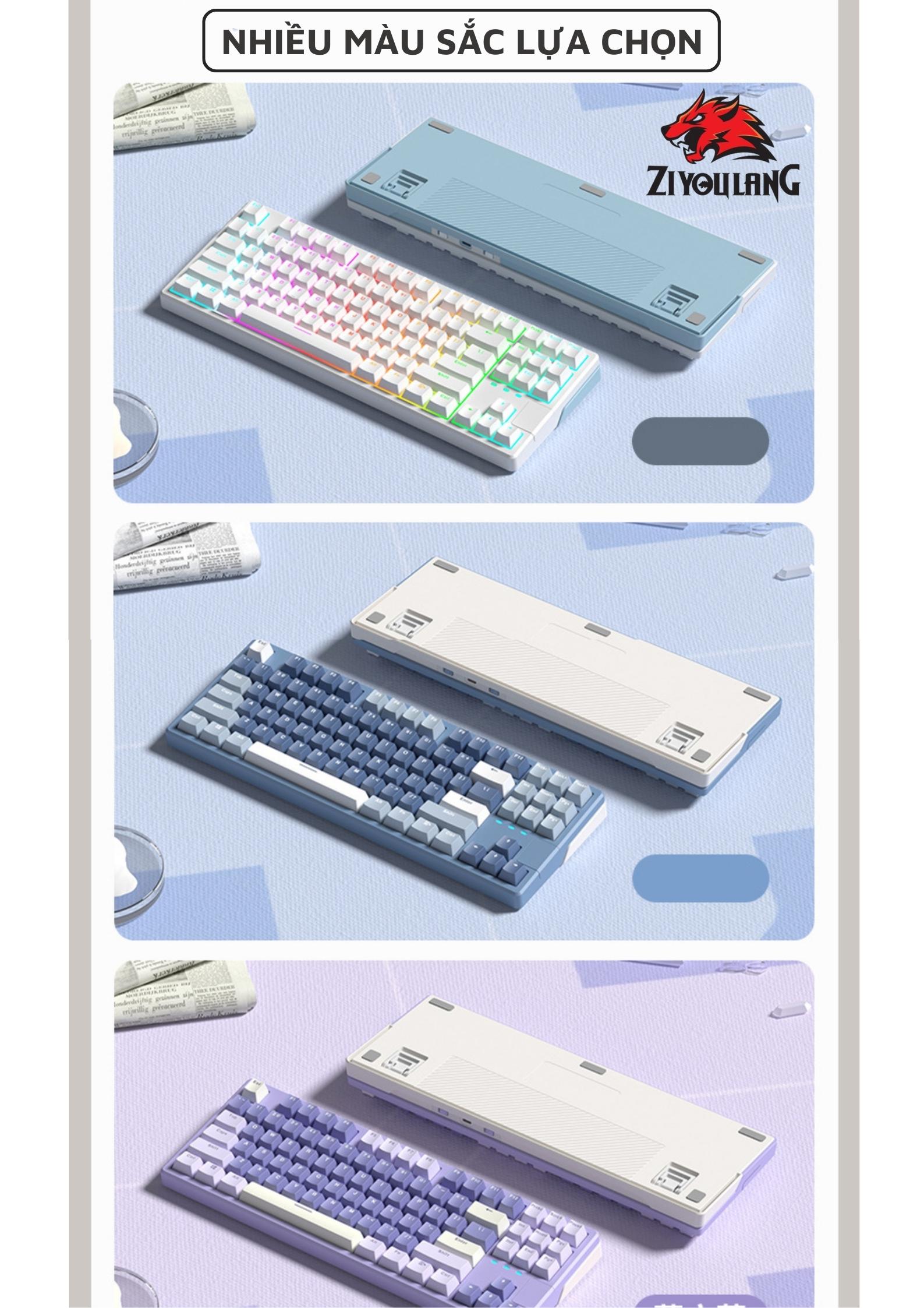 Ziyoulang X87 LED Pro Gaming Computer Mechanical Keyboard Extremely ...