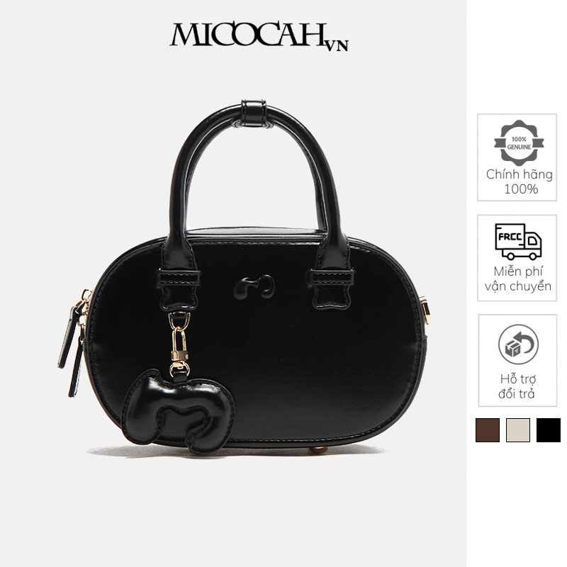Genuine MICOCAH women's handbag in boxy shape with beautiful Korean ...