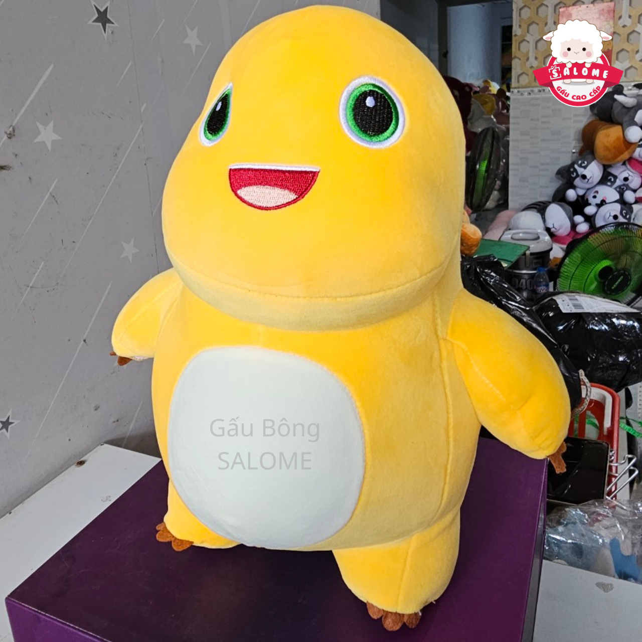 Yellow, Blue, Pink Milk Dragon Teddy Bear Standing 35cm Super Soft ...