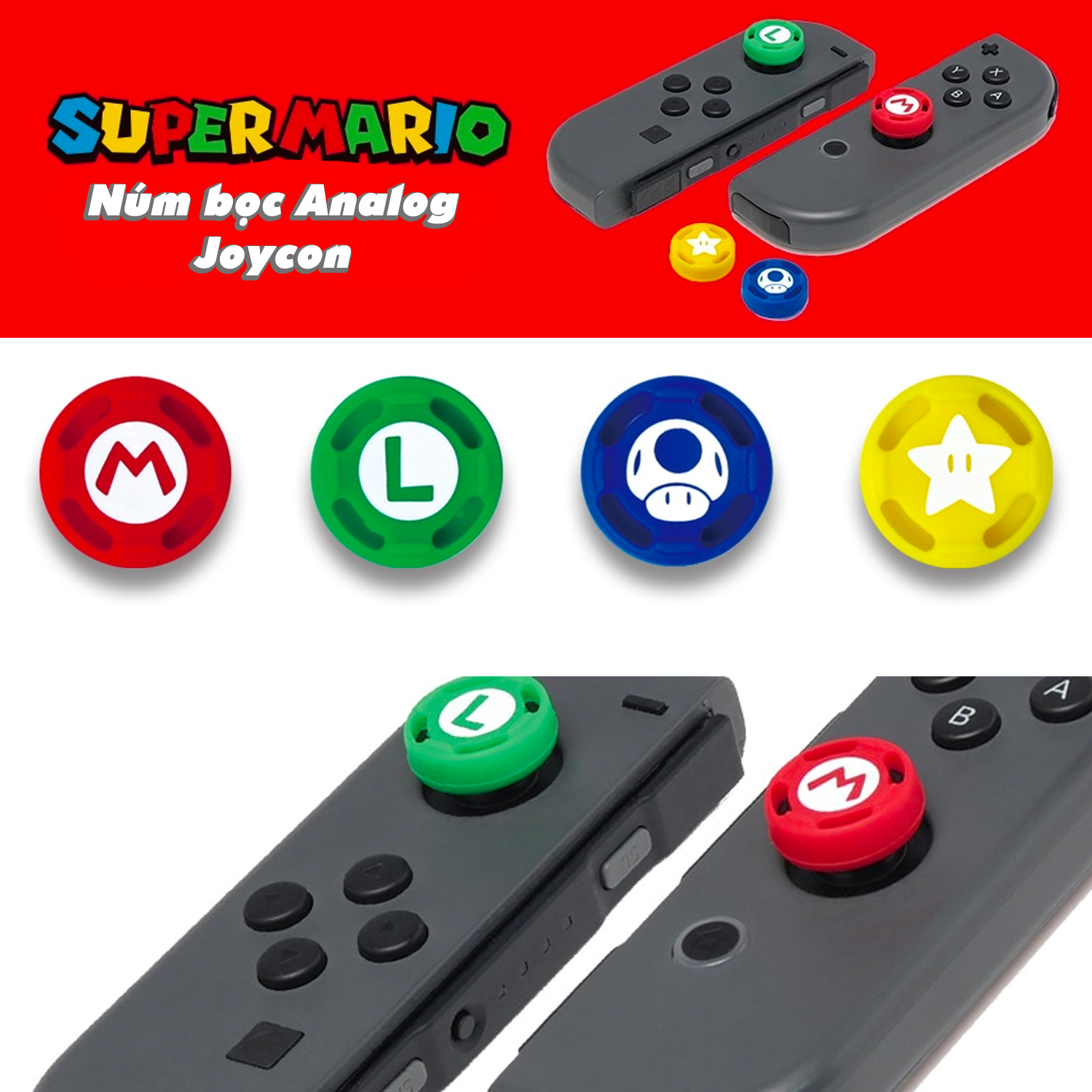 Analog knob for Nintendo Switch, Switch Lite, Switch Oled set of 4 ...