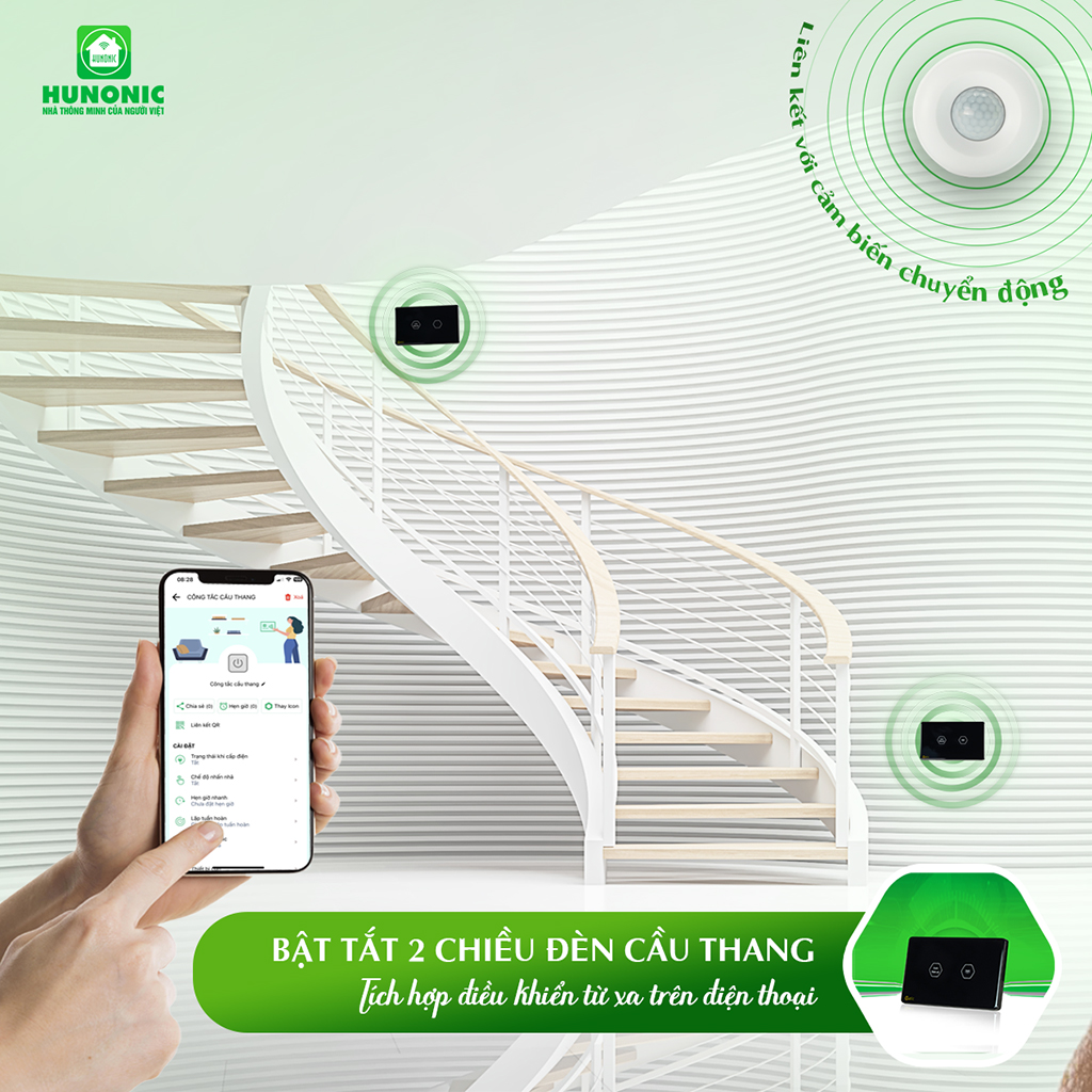 Hunonic Datic Touch Stair Switch, Smart Wifi Switch | Shopee Philippines