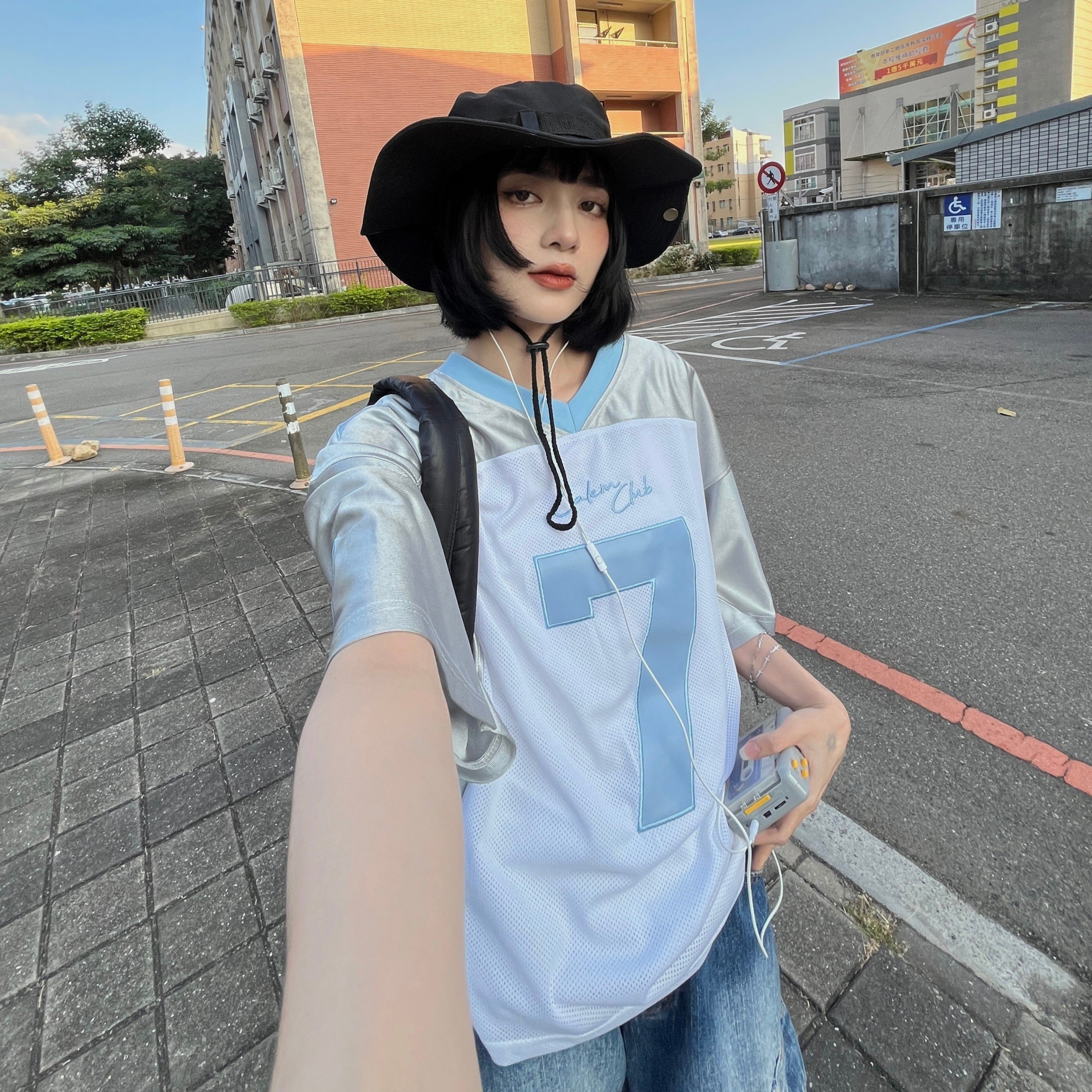 EMBROIDER SEVEN Football Sports T-shirt No. 7 Jersey Calem.Club form ...