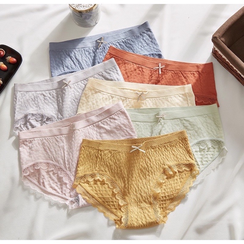 Knitted Cotton Women's Panties - Breathable, antibacterial women's ...