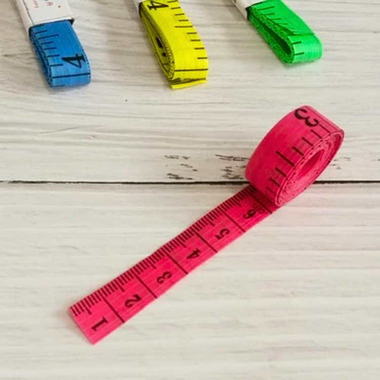 1.5 meter 3-round waist circumference measuring tape for health testing ...