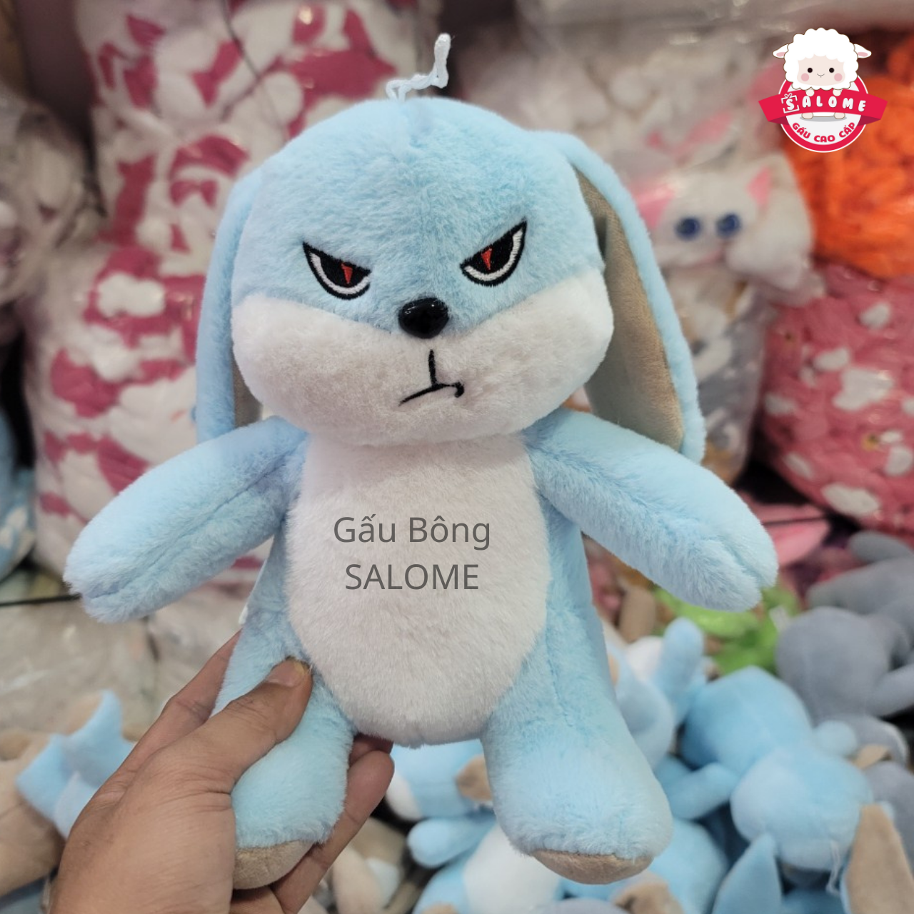 Angry Crow Face Rabbit Teddy Bear Size 20cm Mini SALOME HCMC, Little ...