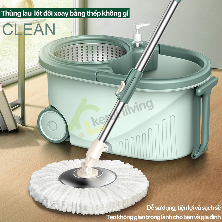 Salay mop set - Smart self-wringing 360 degree rotation High quality ...