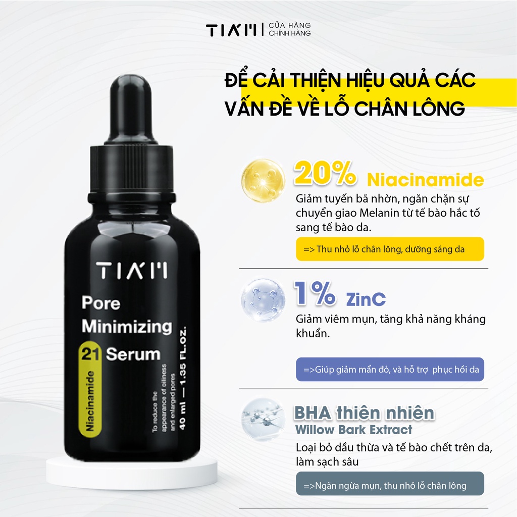 Tiam Brightening Serum Niacinamide 10% + Arbutin 2% Tia'm Vita B3 ...