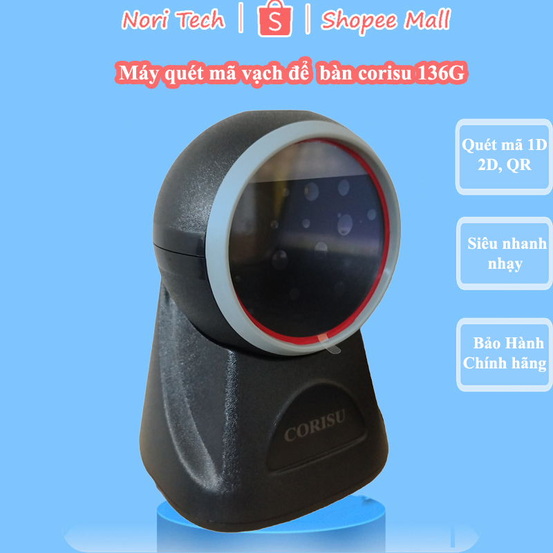 Corisu 2D multi-beam barcode scanner scans all types of codes super fast for 12 months | Shopee ...